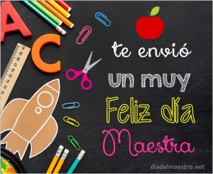 Feliz Día De La Maestra Día Del Maestro