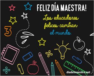Feliz Día De La Maestra Día Del Maestro